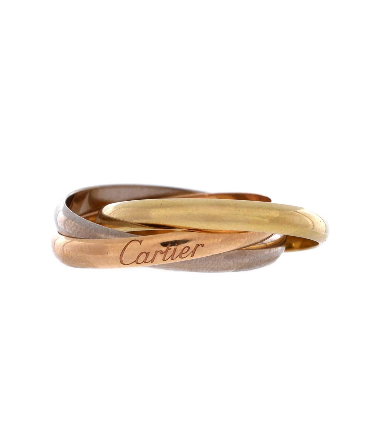 Click here for Pre-Owned Cartier Trinity Ring - 18k tri colored g... prices