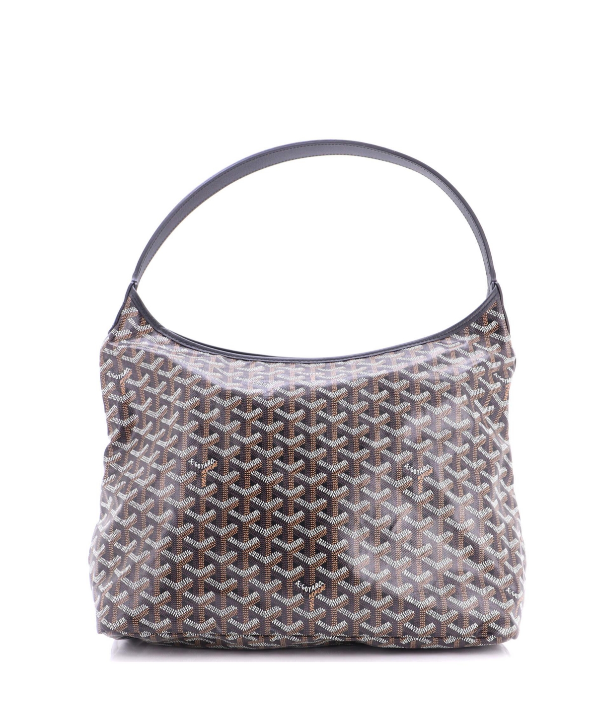 Click here for Pre-Owned Goyard Boheme Hobo Coated Canvas - Black prices