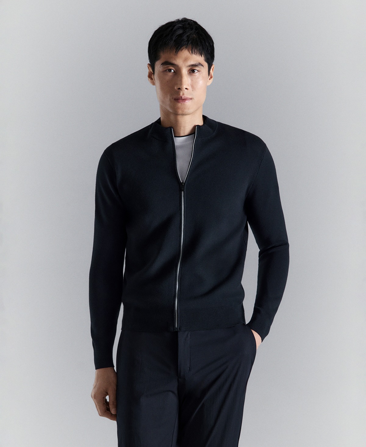 Click here for Mango Mens Comfort Stretch Knit Cardigan Sweater -... prices