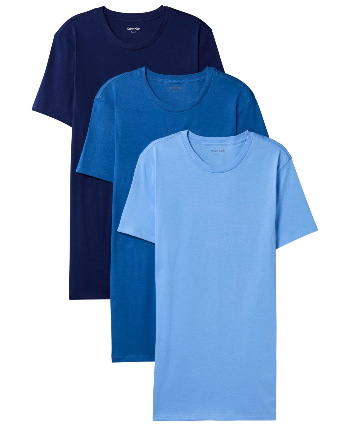 Click here for Calvin Klein Mens 3-Pack Cotton Classics Crewneck... prices