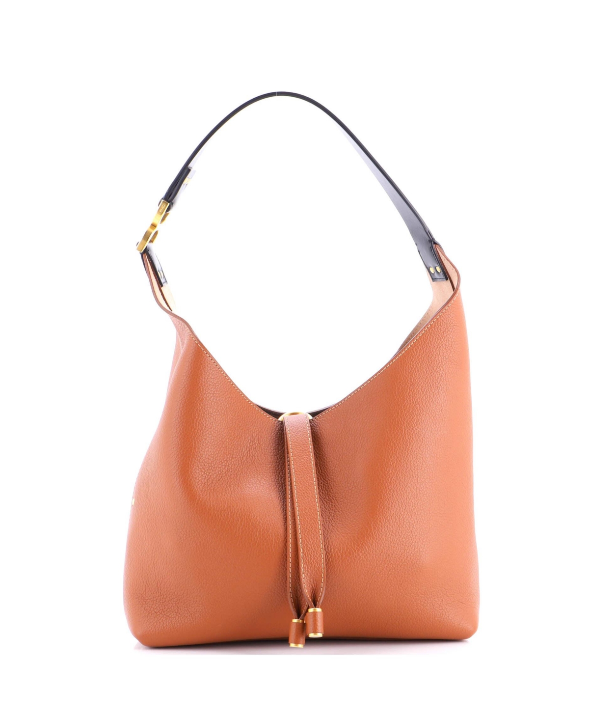 Click here for Pre-Owned Chloe Small Marcie Nm Hobo Leather - Bro... prices
