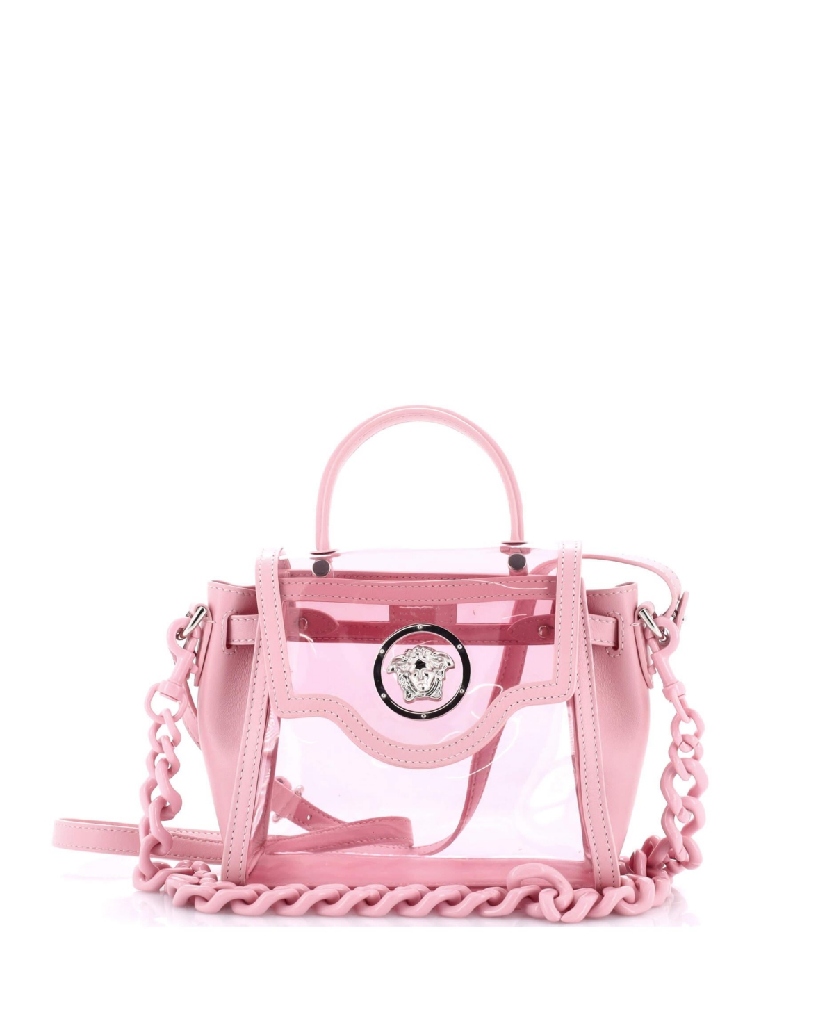 Click here for Pre-Owned Versace Small La Medusa Top Handle Bag P... prices