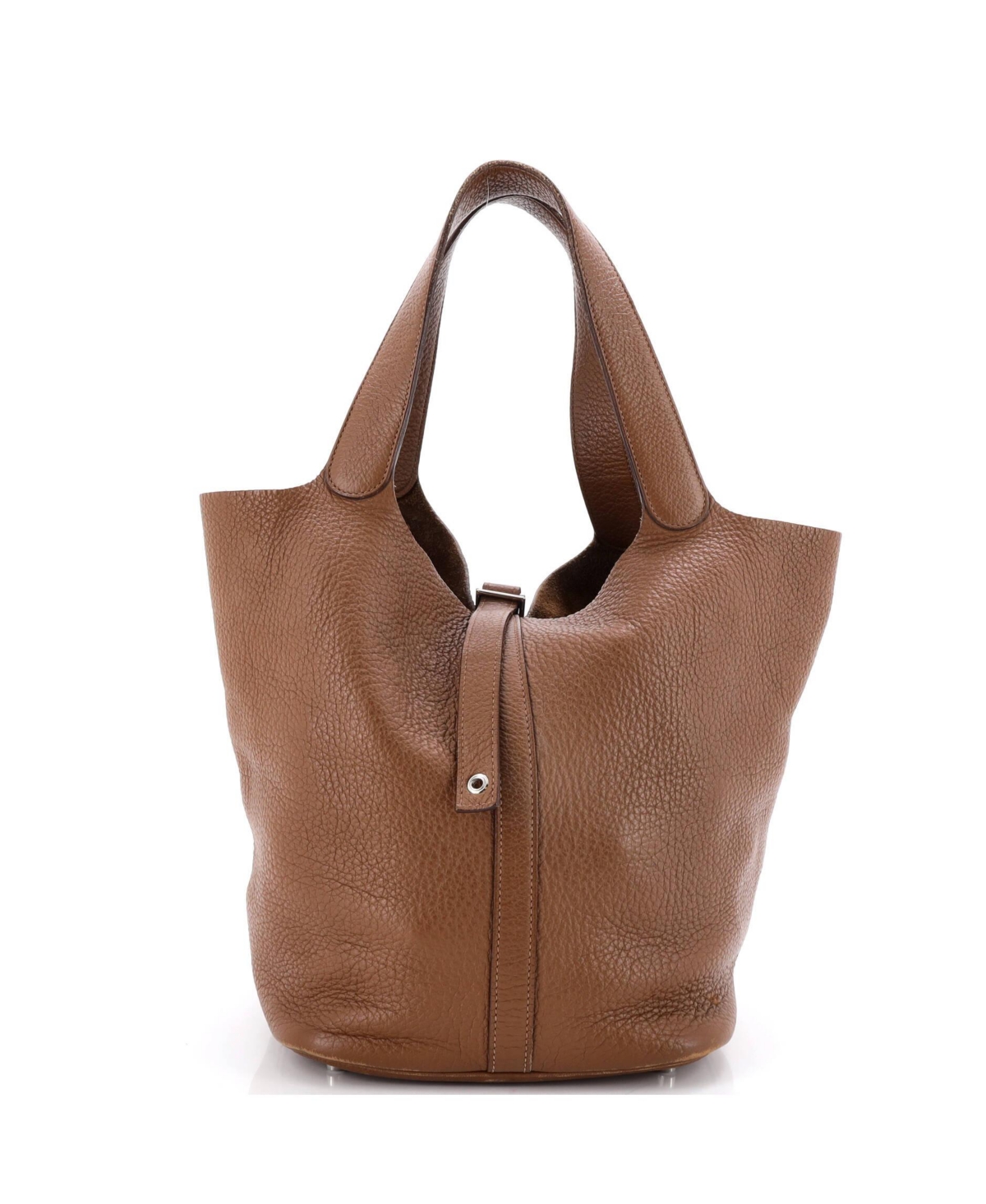 Click here for Pre-Owned HERMES Gm Picotin Lock Bag Clemence - Br... prices