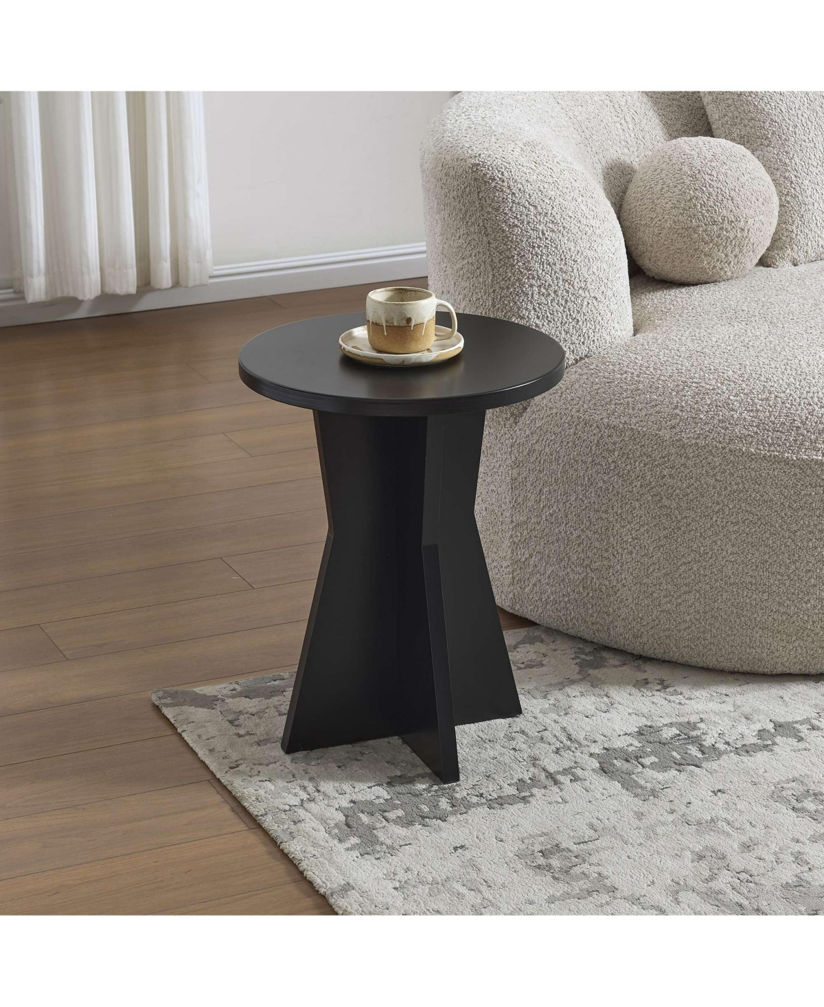 Click here for Kings Brand Furniture Round Side Table  Modern Ped... prices