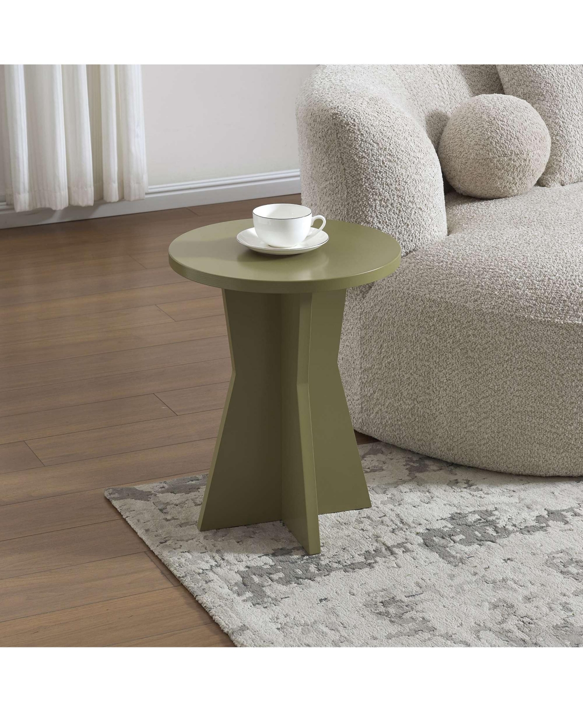 Click here for Kings Brand Furniture Round Side Table  Modern Ped... prices