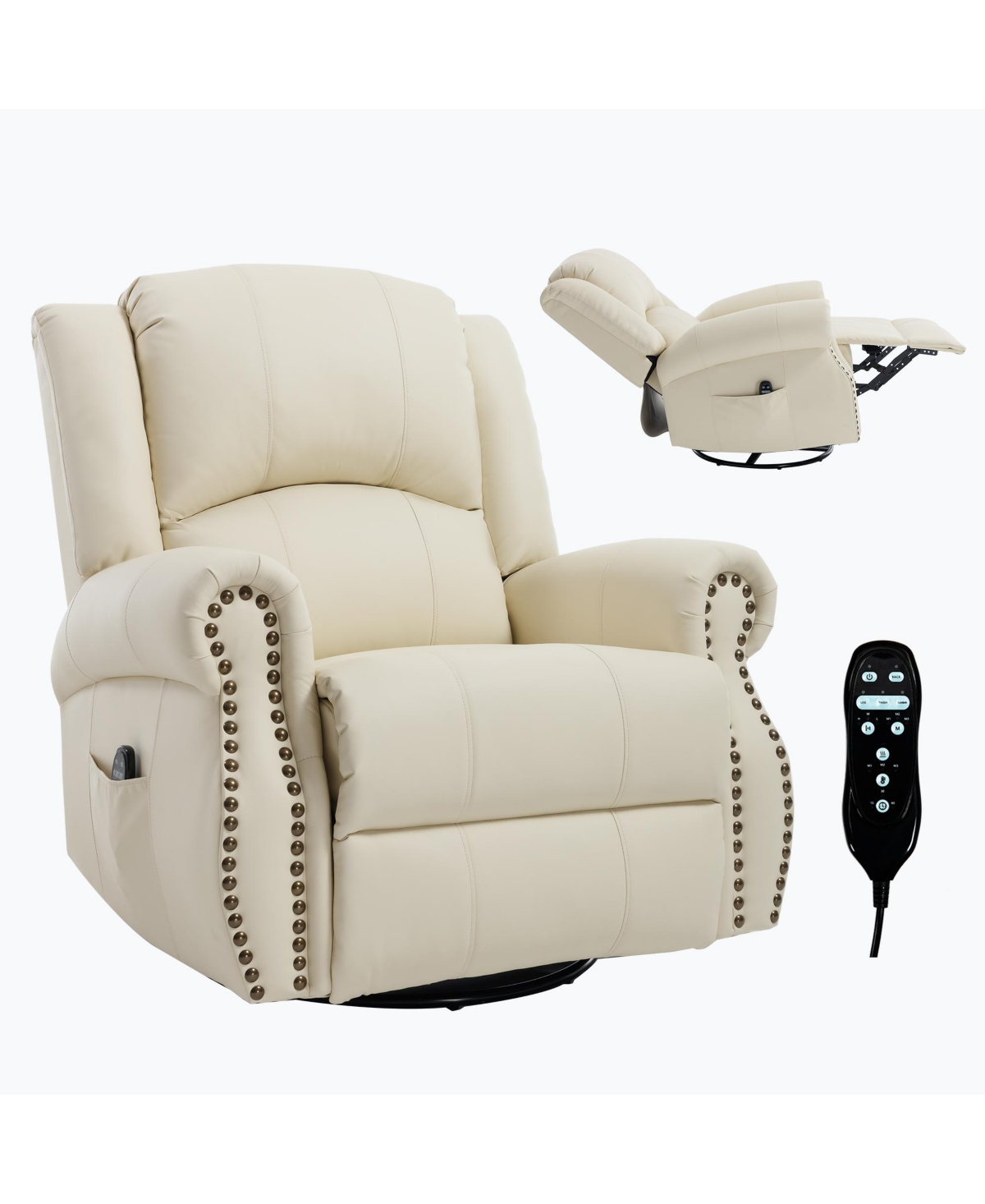Click here for Sumyeg Recliner Chair with Heat Massage Manual Roc... prices