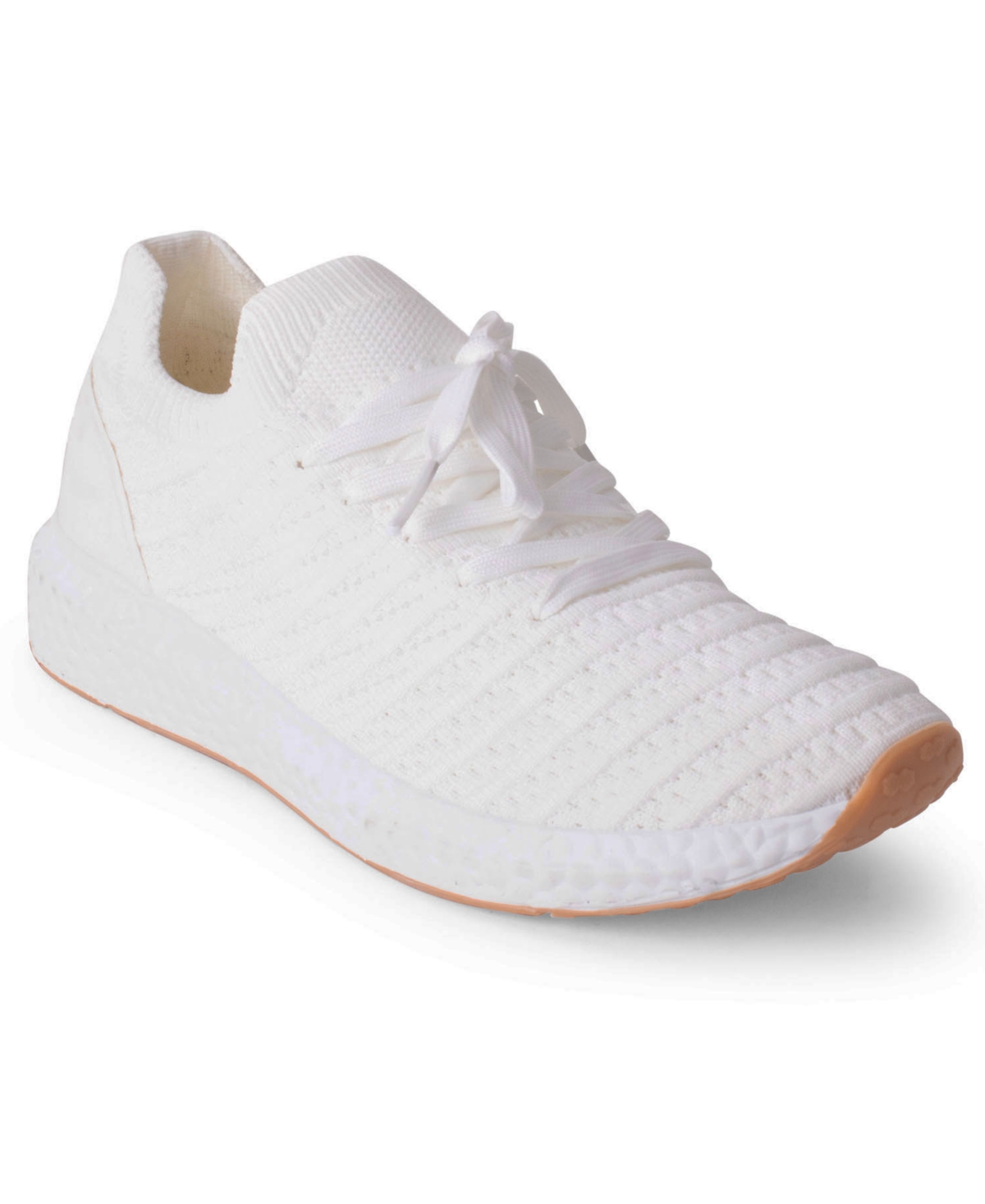 Click here for Tahari Womens Bentley Lace Up Sneakers - White/Gum prices