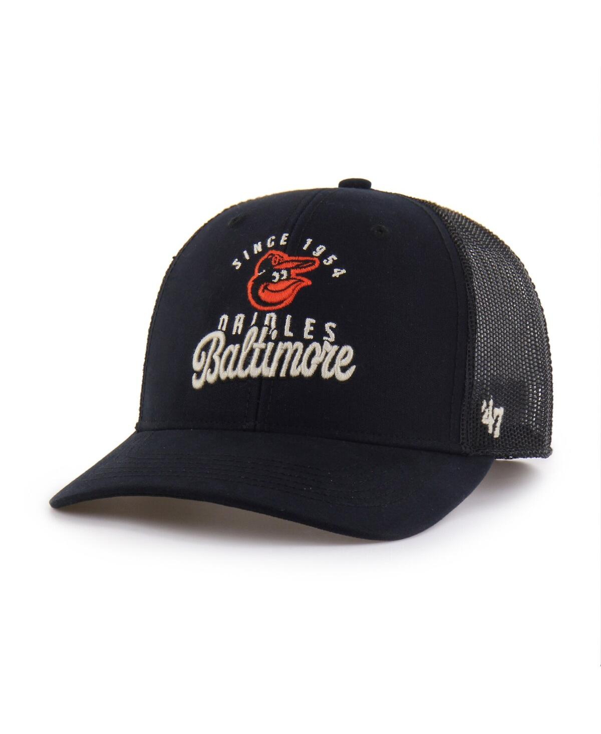 Click here for 47 Brand Mens Black Baltimore Orioles Pitstop Truc... prices