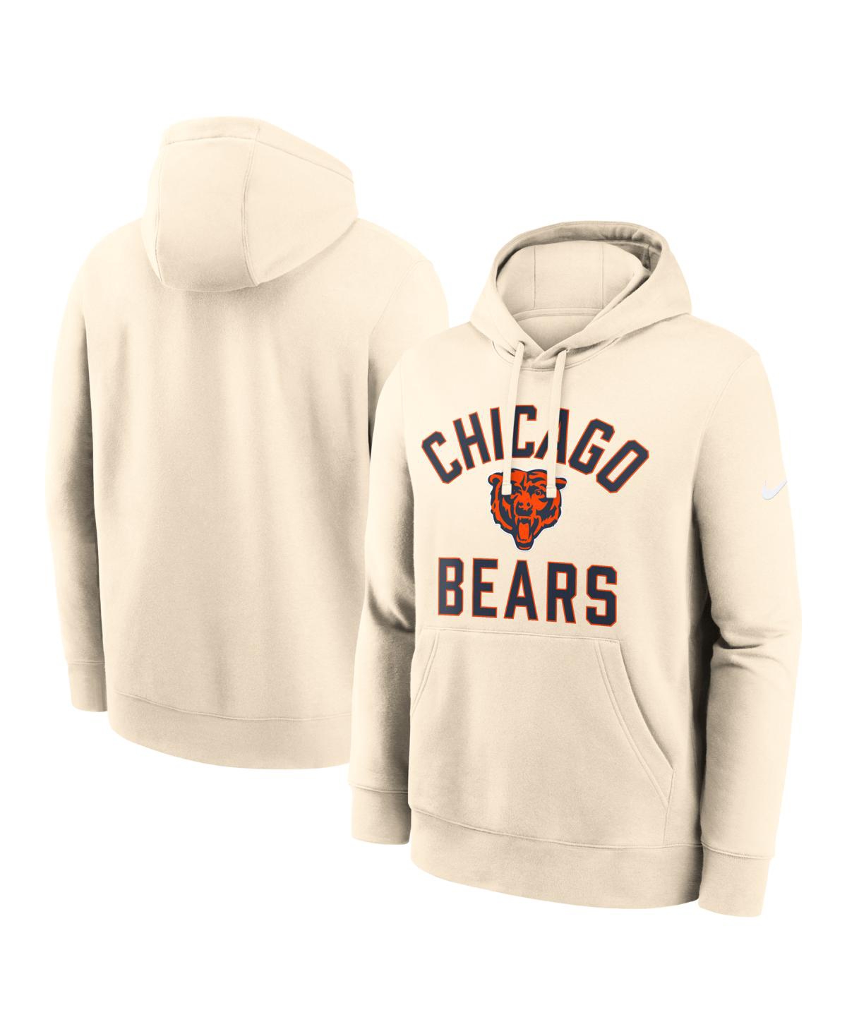 Click here for Nike Mens Cream Chicago Bears Club Hoodie - Cream prices