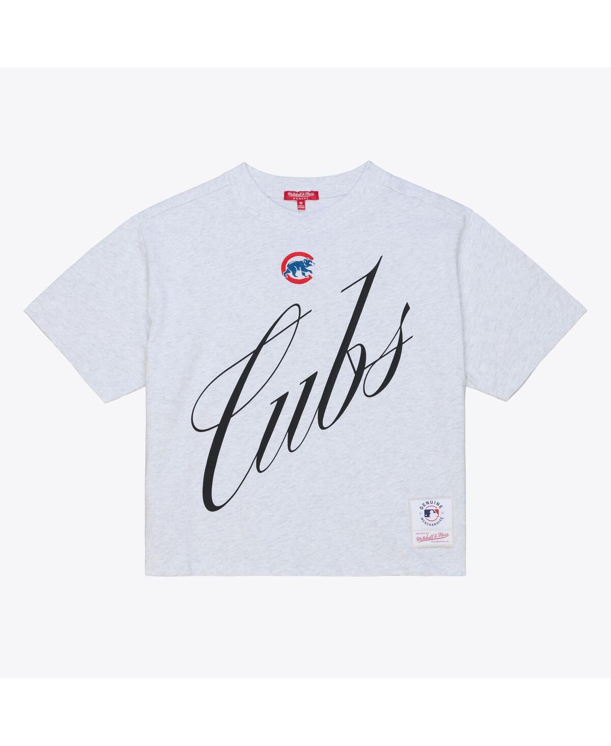 Click here for Mitchell & Ness Womens Heather Gray Chicago Cubs S... prices