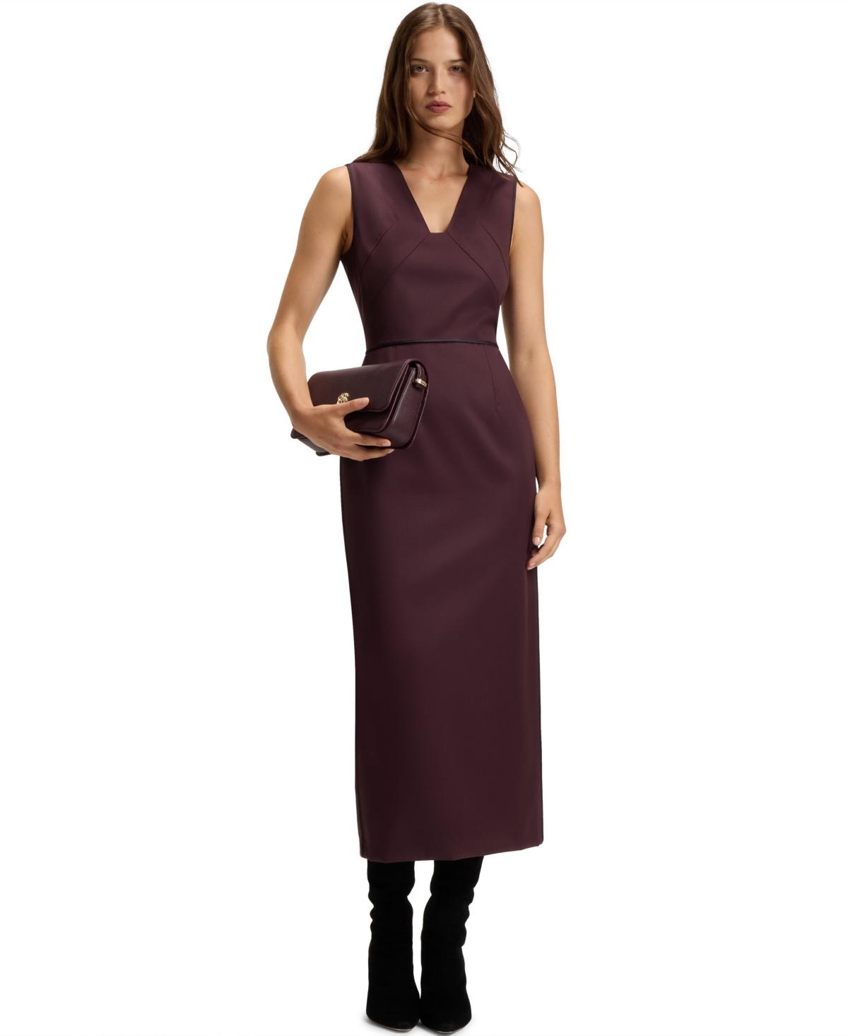 Click here for Boss by Hugo Boss Womens Piped Waistband Virgin-Wo... prices