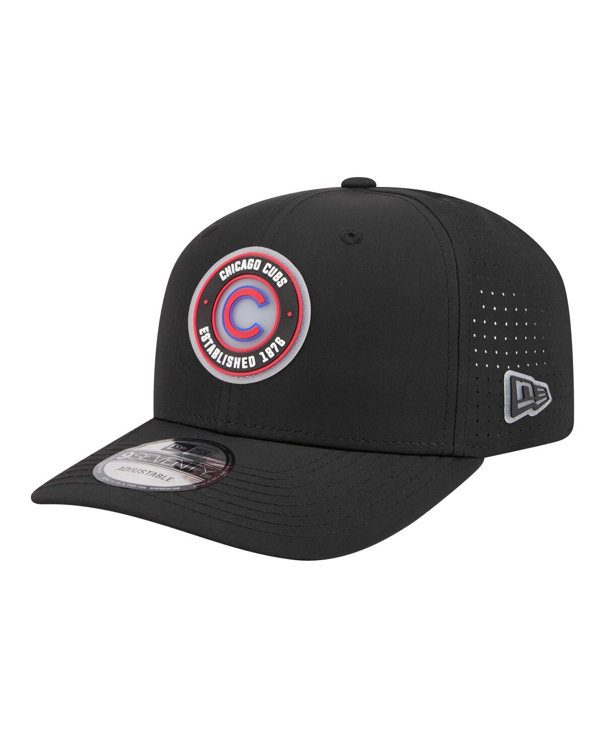 Click here for New Era Mens Black Chicago Cubs Circle 9SEVENTY Ad... prices