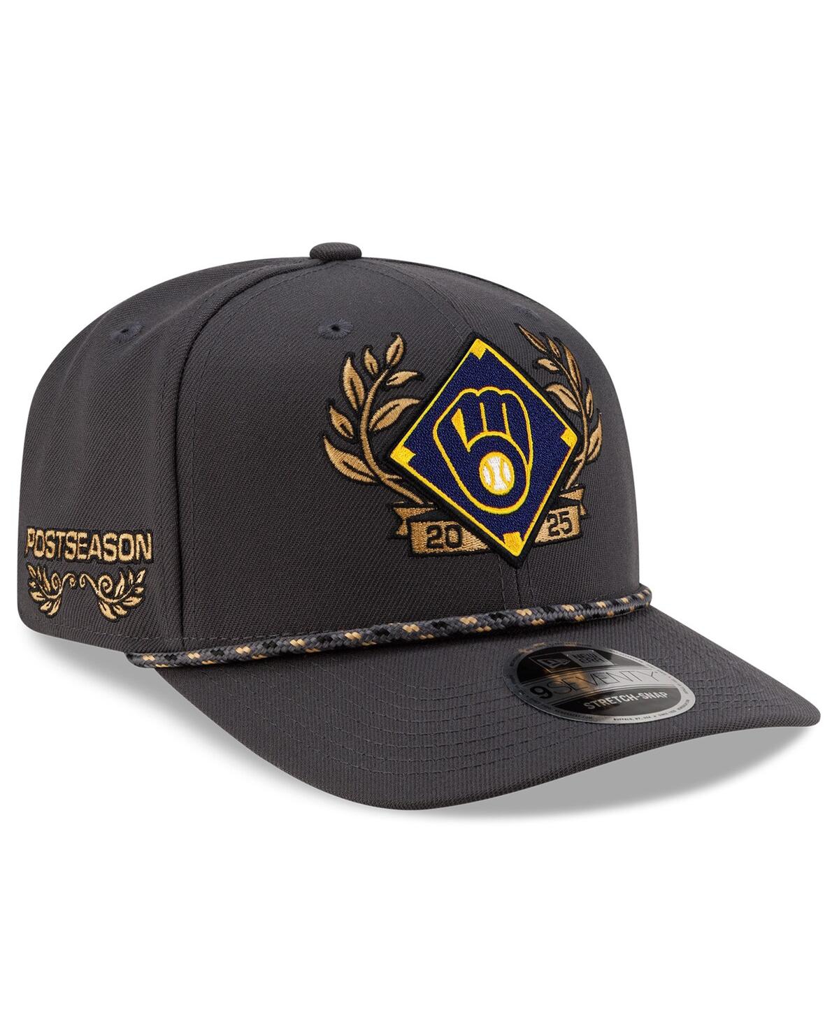 Click here for New Era Mens Charcoal Milwaukee Brewers 2025 Natio... prices