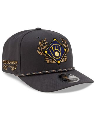 New Era Men's Charcoal Milwaukee Brewers 2025 National League Division ...