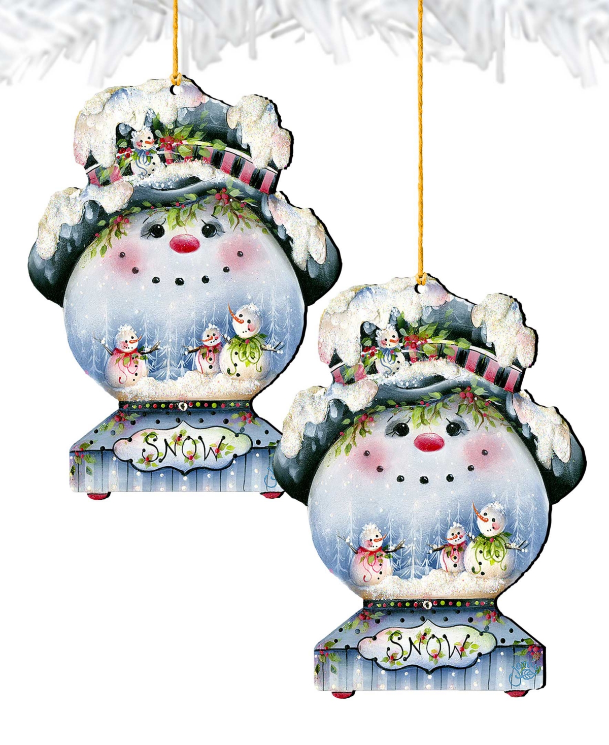 Click here for Designocracy Joe Cool Snow Globe Holiday Ornaments... prices