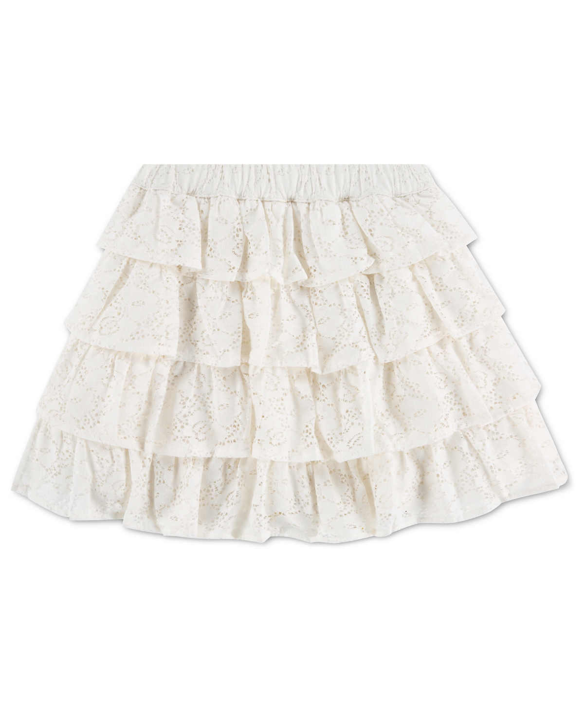 Click here for abercrombie kids Girls Tiered Lace Mini Skort - Wh... prices