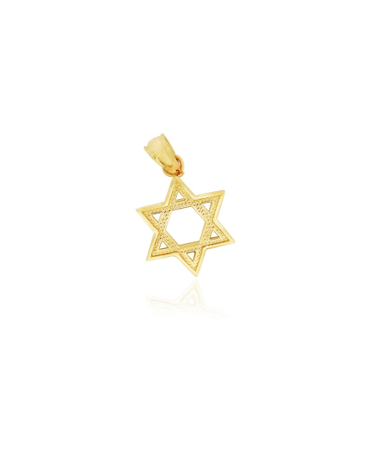 Click here for The Lovery Beaded Gold Star of David Charm 14K Gol... prices