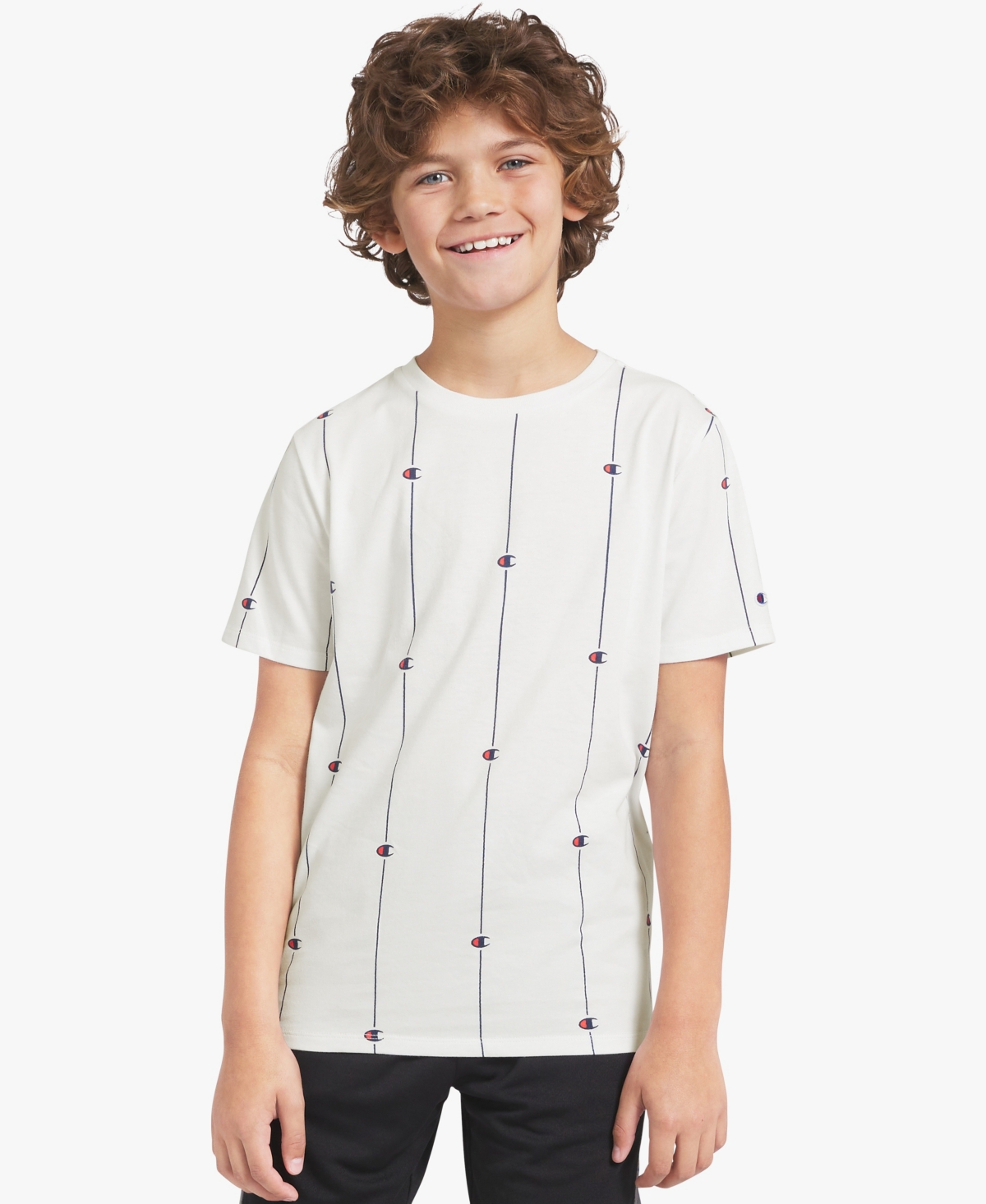 Click here for Champion Big Boys Printed Short-Sleeve Crewneck T-... prices
