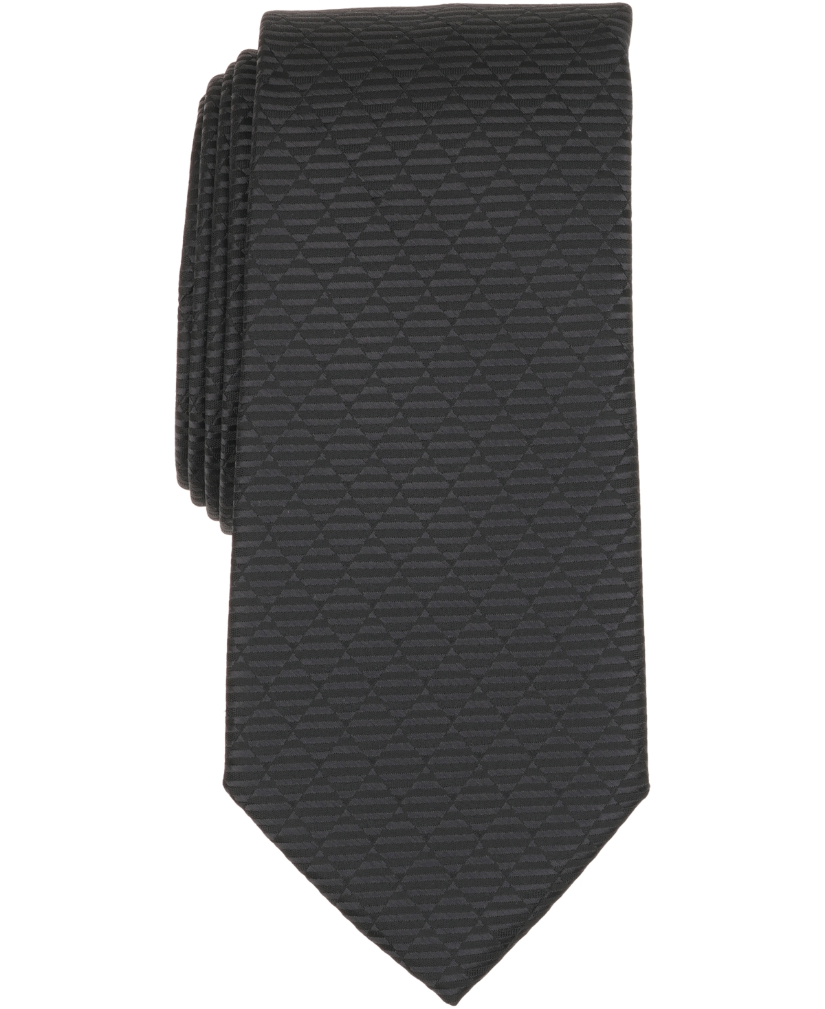 Click here for Perry Ellis Portfolio Mens Tarrant Solid Tie - Bla... prices