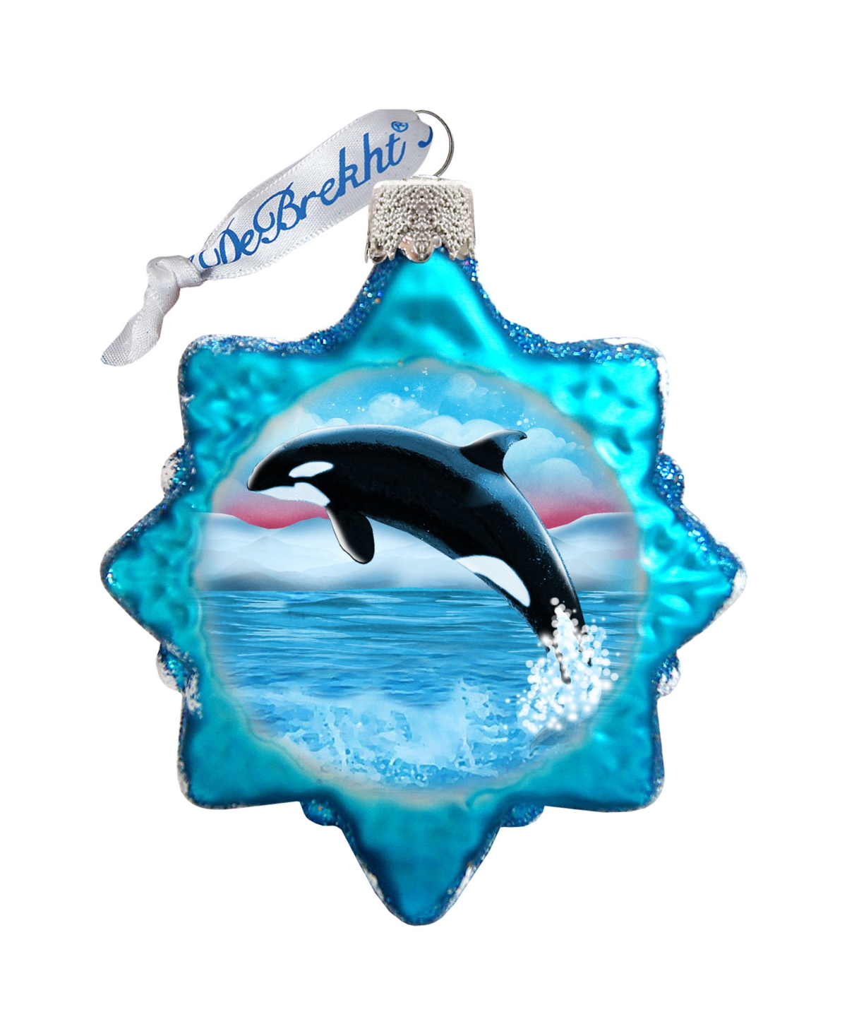 Click here for Designocracy Orca Mercury Holiday Ornament - Multi... prices