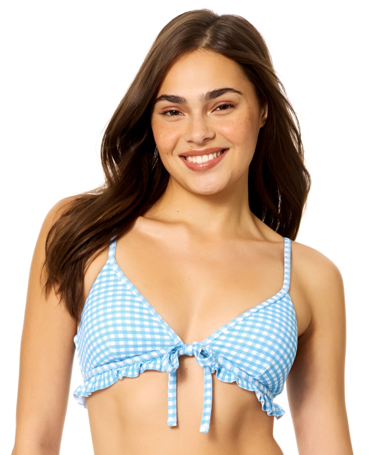 Click here for Raisins Womens Shaye V-Neck Swim Bikini Top - Slat... prices