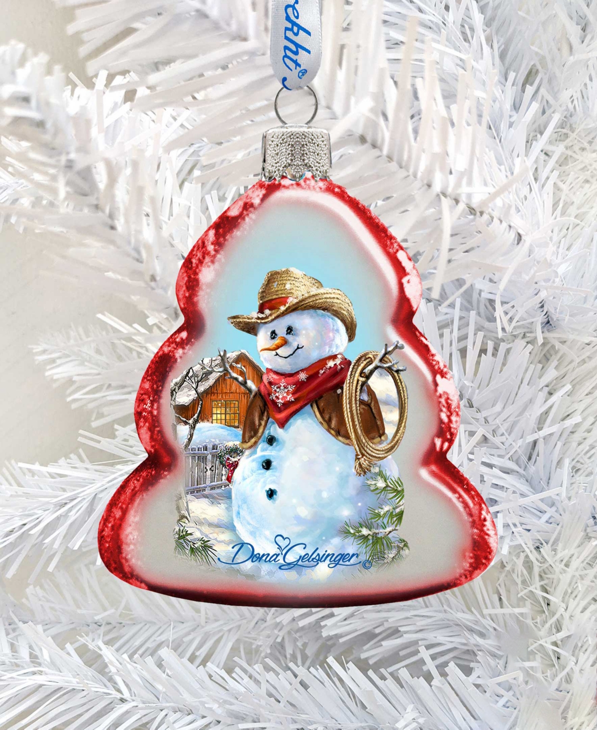 Click here for Designocracy Cowboy Snowman Mercury Holiday Orname... prices