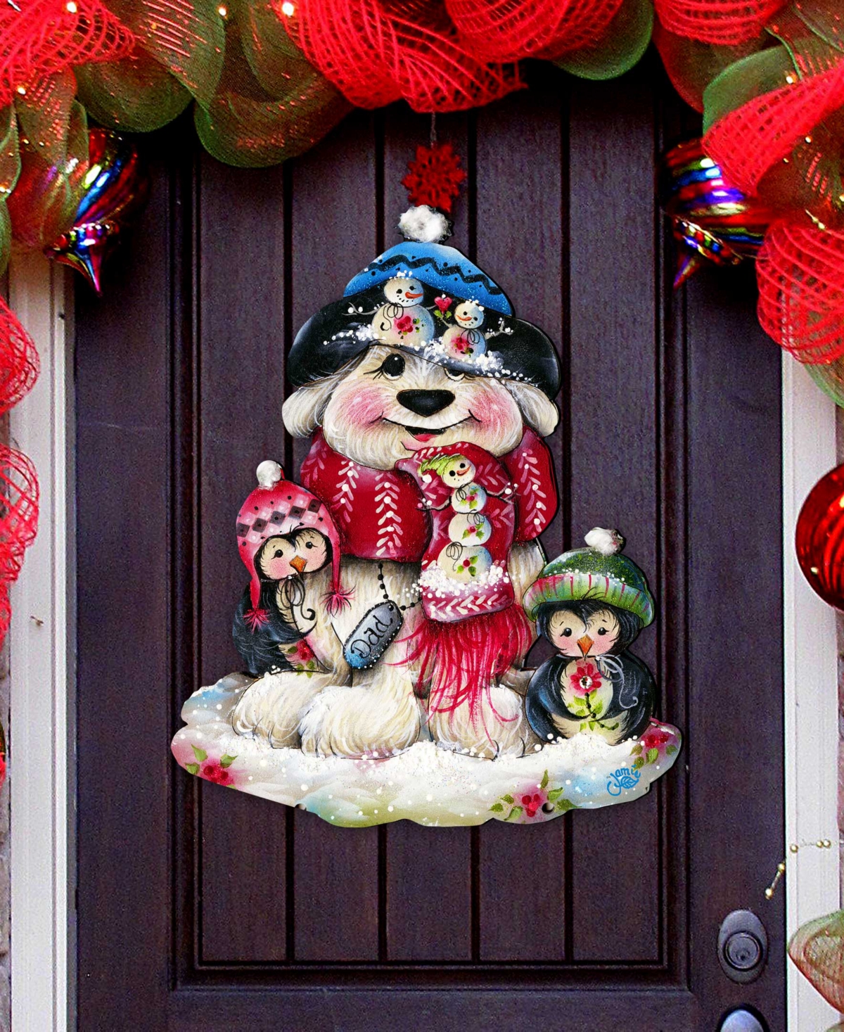 Click here for Designocracy Jamie Mills Price Christmas Dog and P... prices