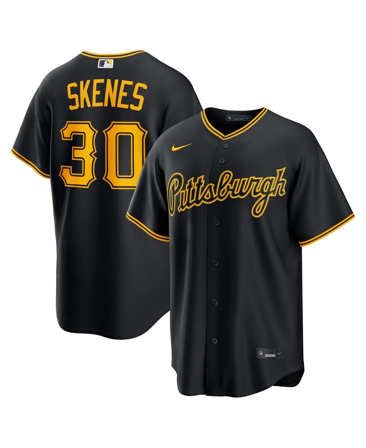 Click here for Nike Mens Paul Skenes Black Pittsburgh Pirates Alt... prices