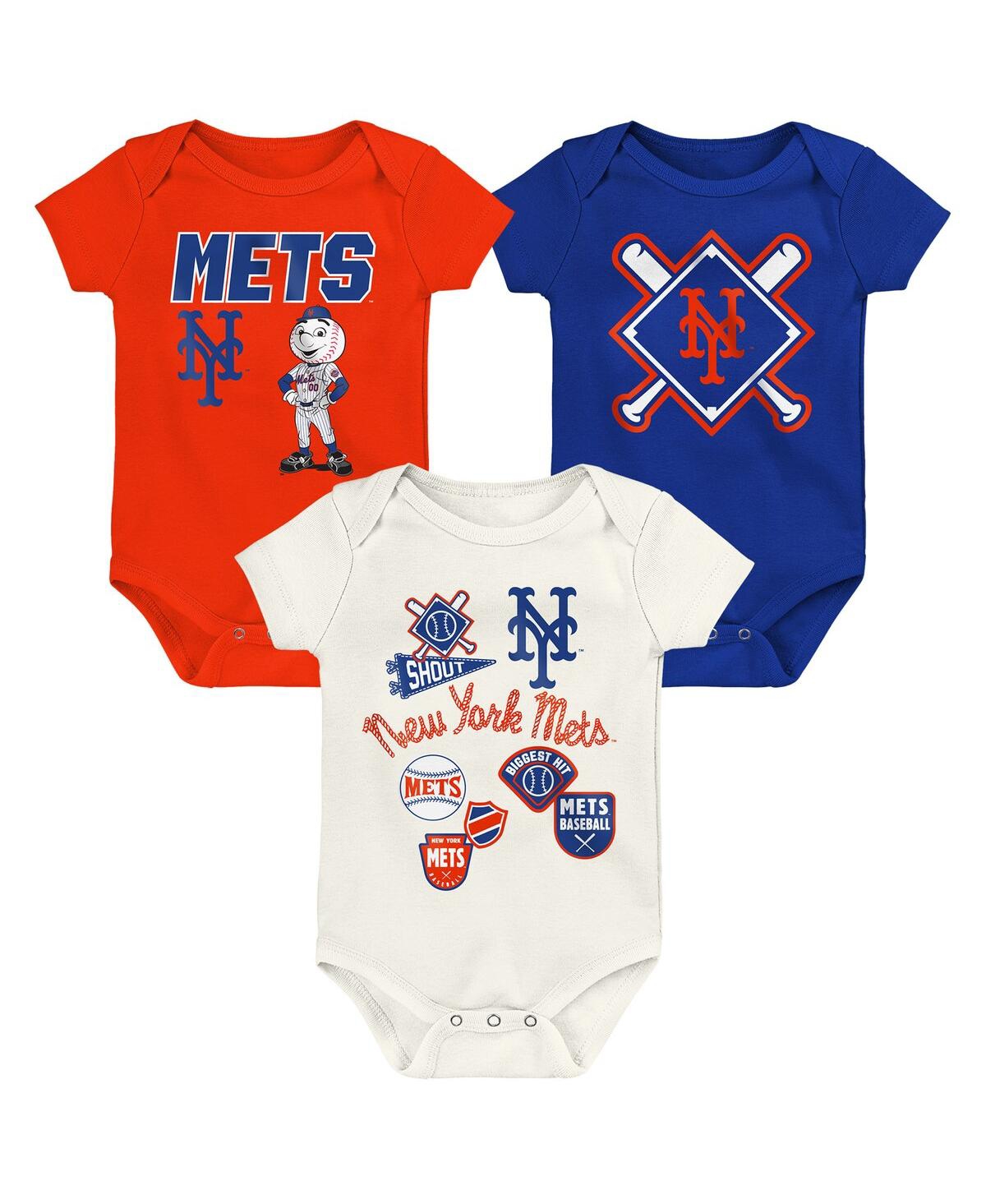 Click here for Outerstuff Newborn 3-Piece New York Mets Home Plat... prices