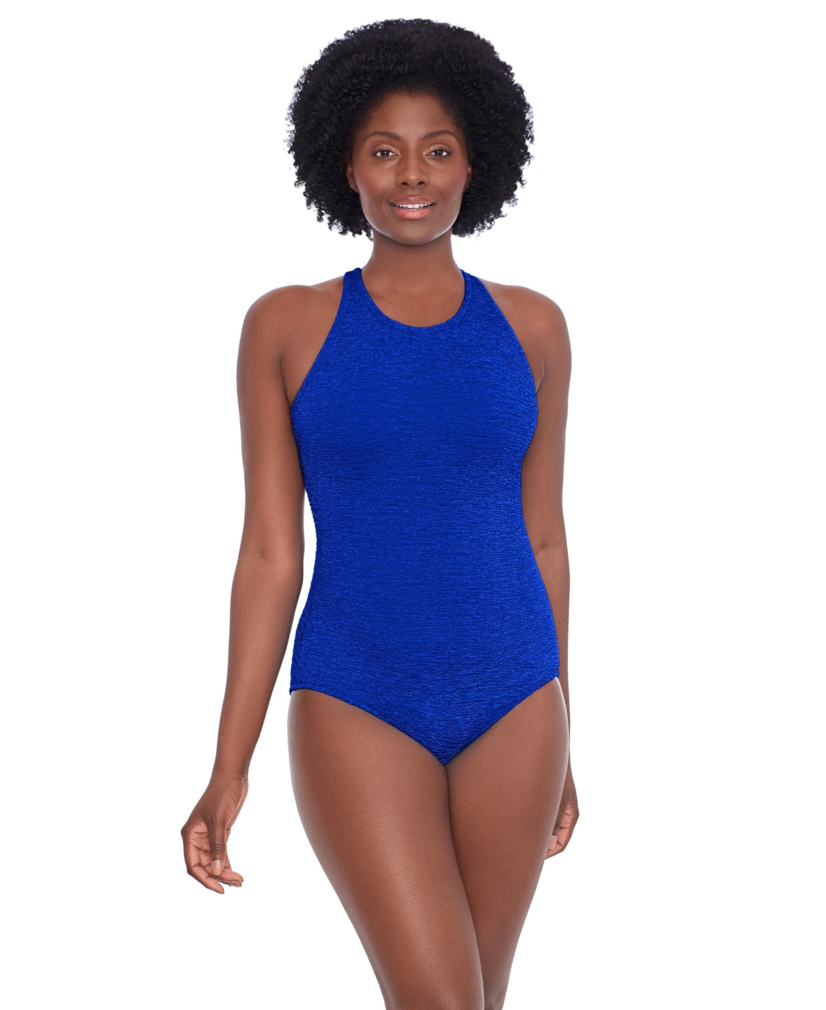 Click here for Krinkle Womens Chlorine Resistant High Neck One-Pi... prices