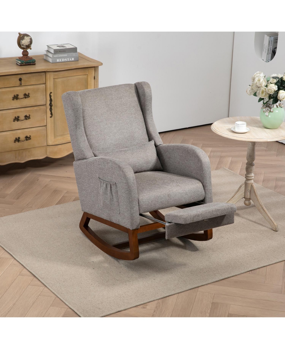Click here for Streamdale Furniture Modern Rocking Chair with Foo... prices