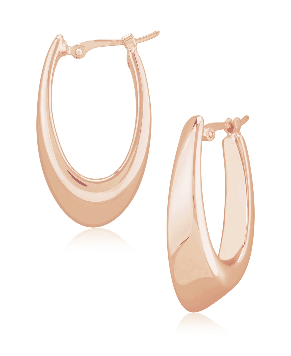 Click here for 14k Gold Earrings  Visor Earrings - Rose Gold prices