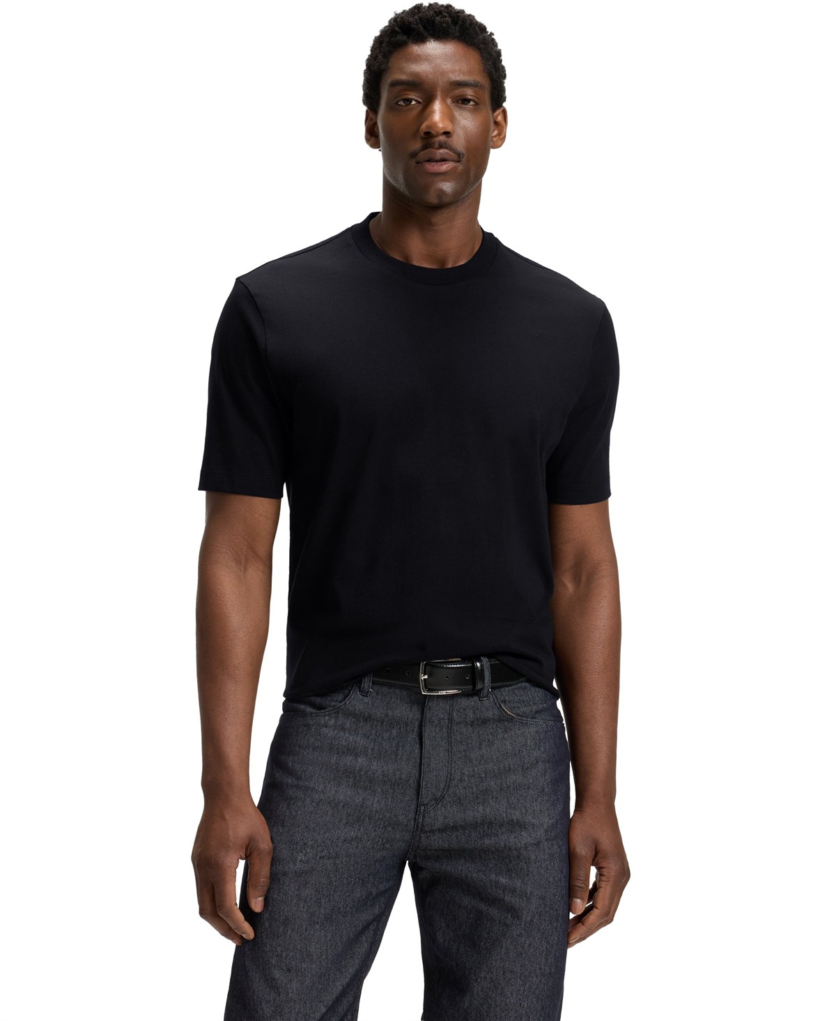 Click here for Boss by Hugo Boss Mens Regular-Fit Cotton-Jersey T... prices