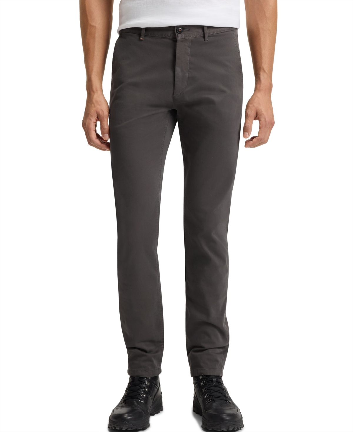 Click here for Boss by Hugo Boss Mens Stretch-Cotton Satin Slim-F... prices