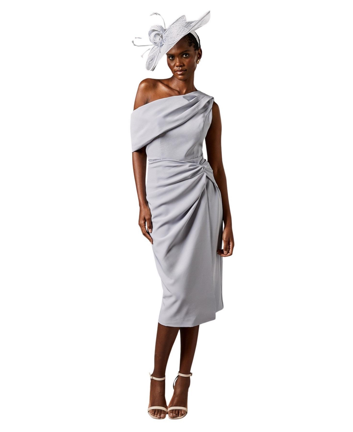 Click here for Coast Womens One Shoulder Twist Front Pencil Dress... prices