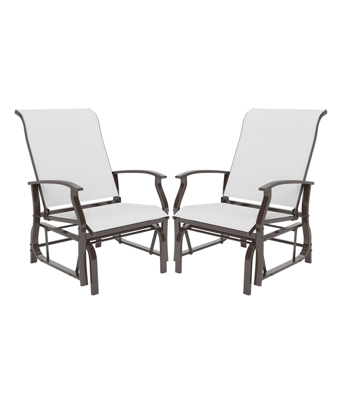Click here for Slickblue Patio Glider Chair Set of 2 with Ergonom... prices
