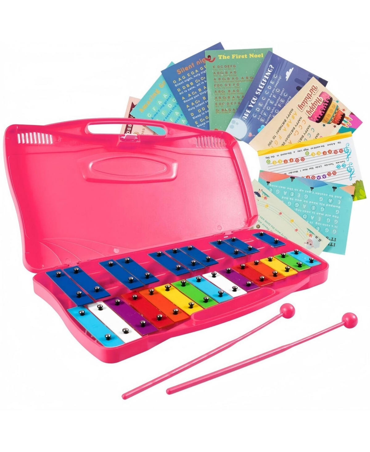 Click here for Hongge 25 Notes Kids Glockenspiel Chromatic Metal... prices