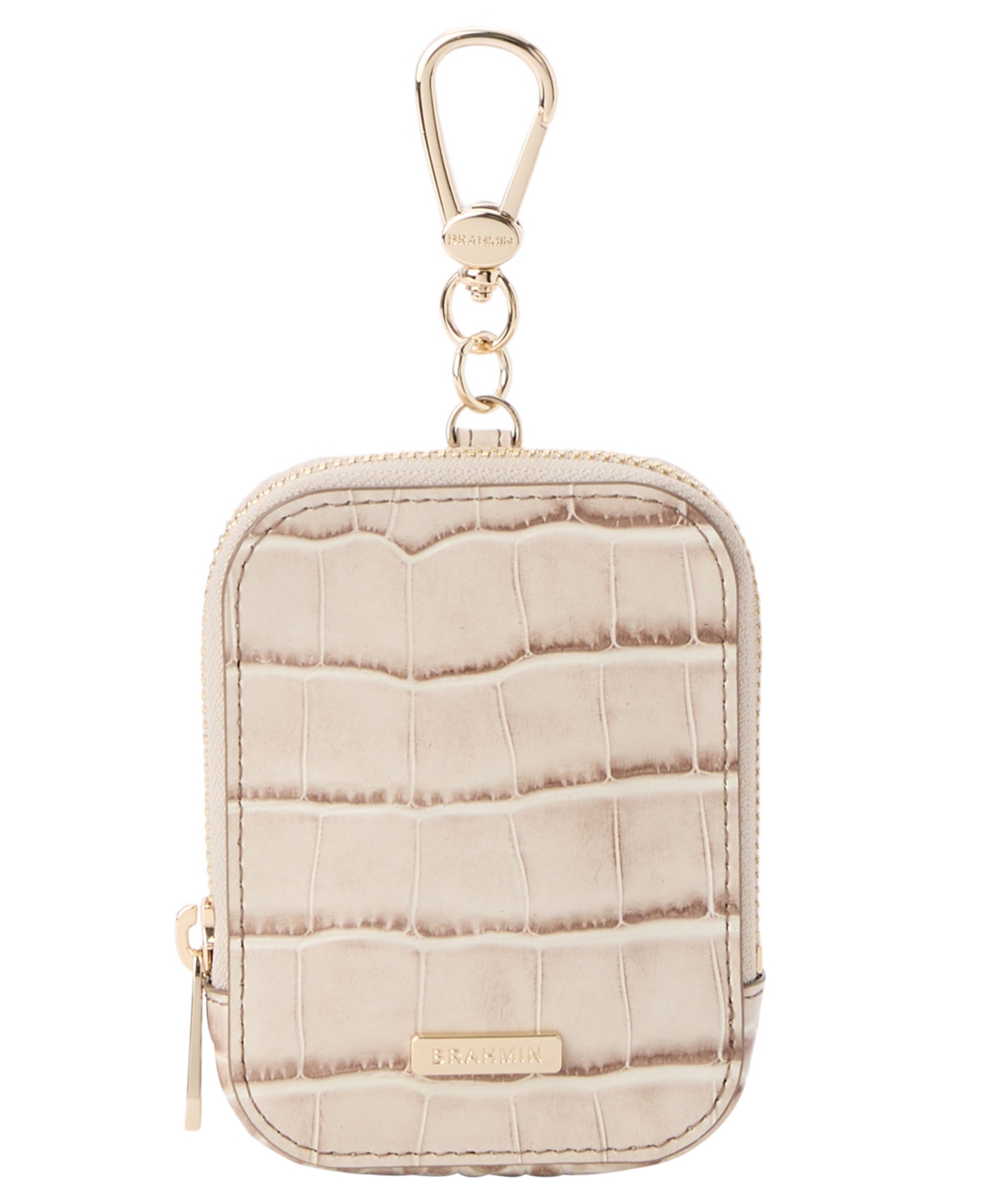 Click here for Brahmin Katelynn Zip-Up Mini Coin Purse - Warm Gra... prices