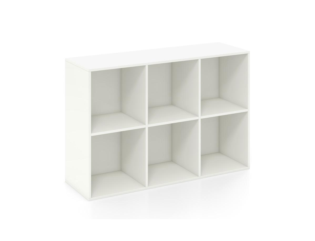 Click here for Slickblue Modern 6-Cube Organizer Bookcase with An... prices