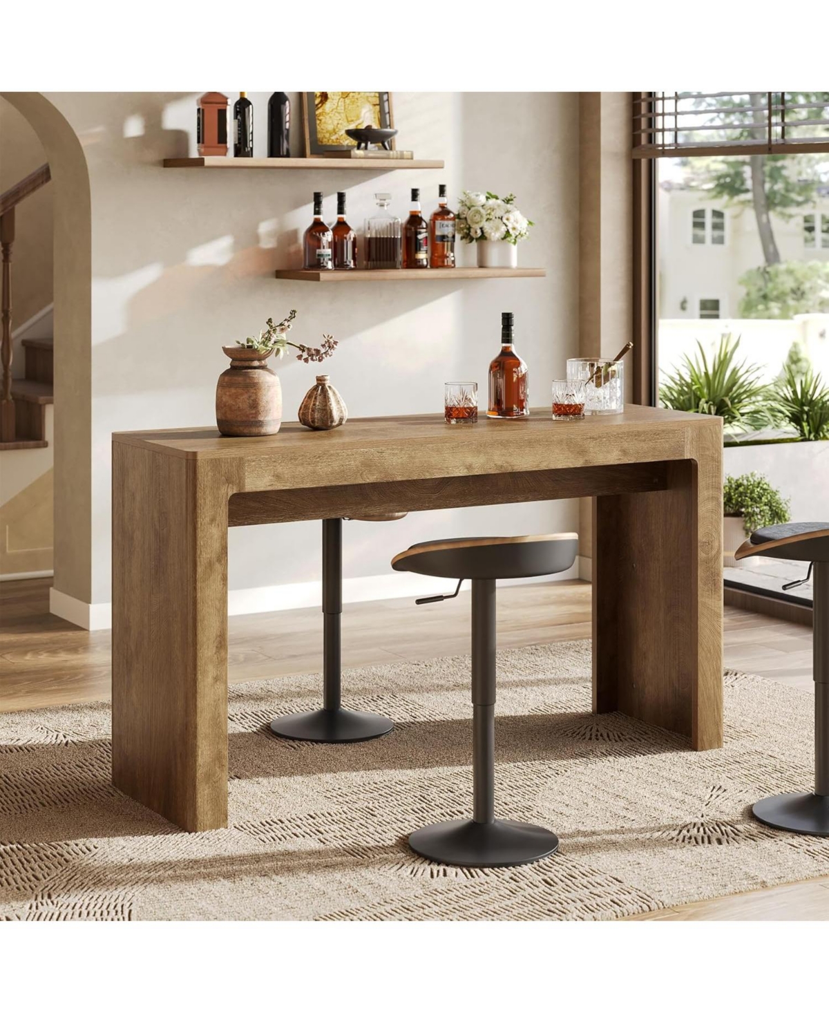 Click here for Tribesigns 63" Long Bar Table  Counter Height... prices