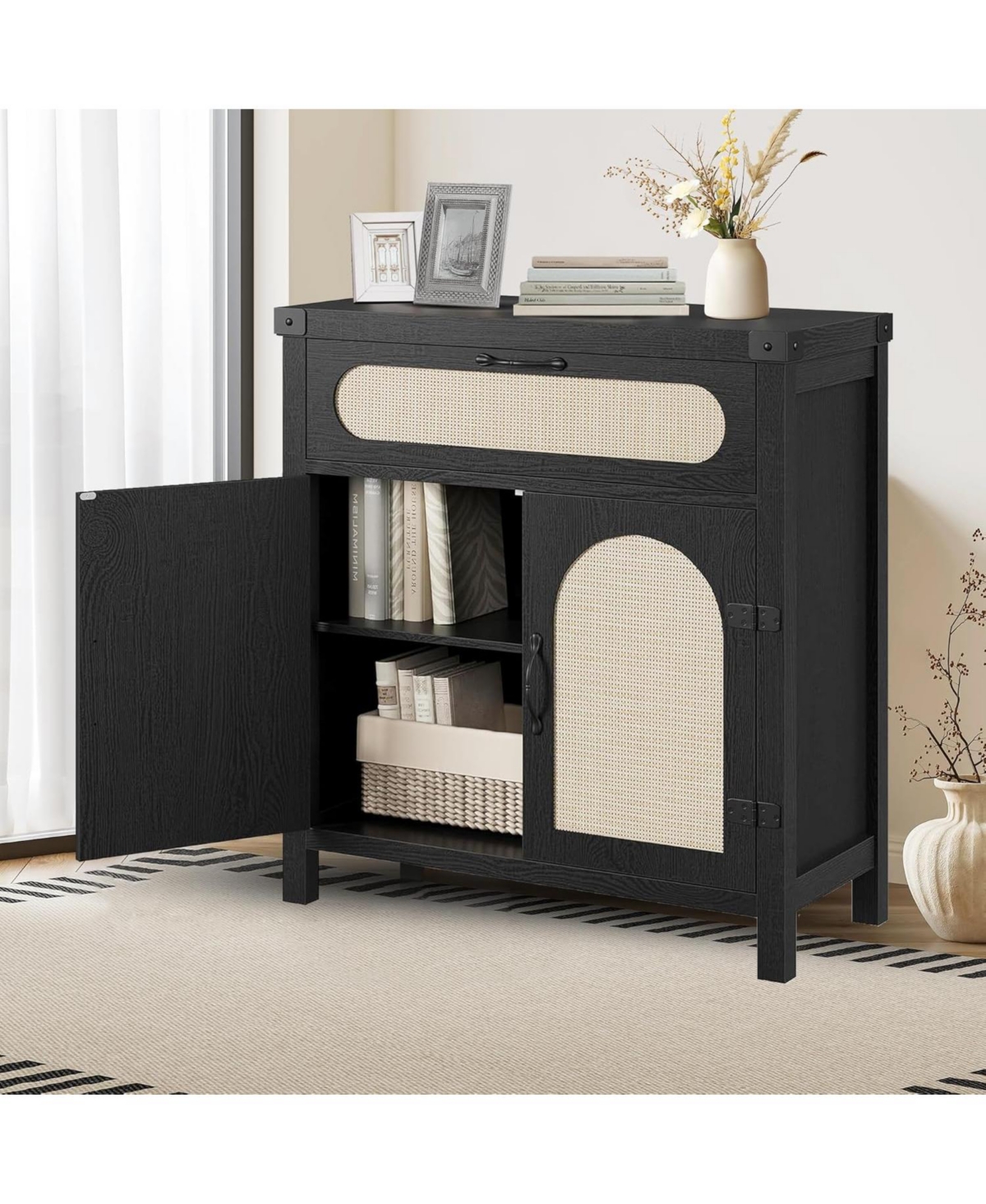 Click here for gaomon Rattan Cabinet with Drawer Buffet Sideboard... prices