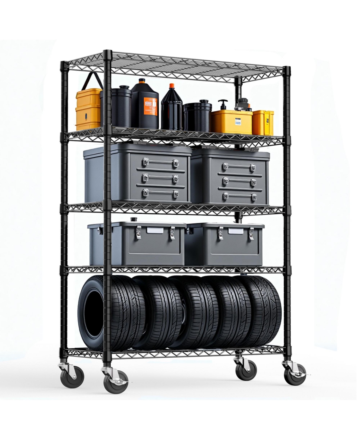 Click here for Rainsken 5-Tier Storage Shelves  Heavy Duty Metal... prices
