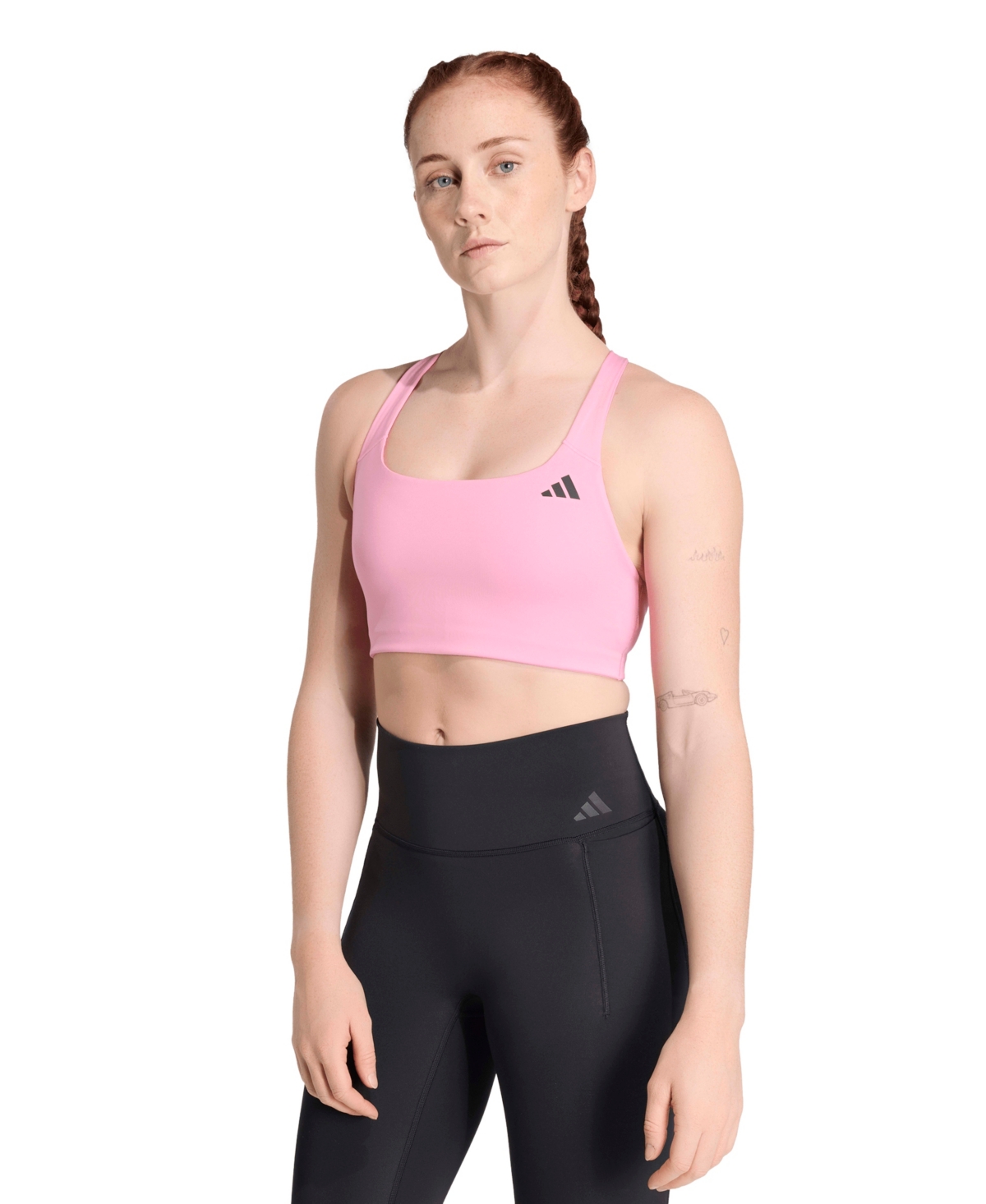 Click here for adidas Womens Workout Square Neck Support Bra - St... prices