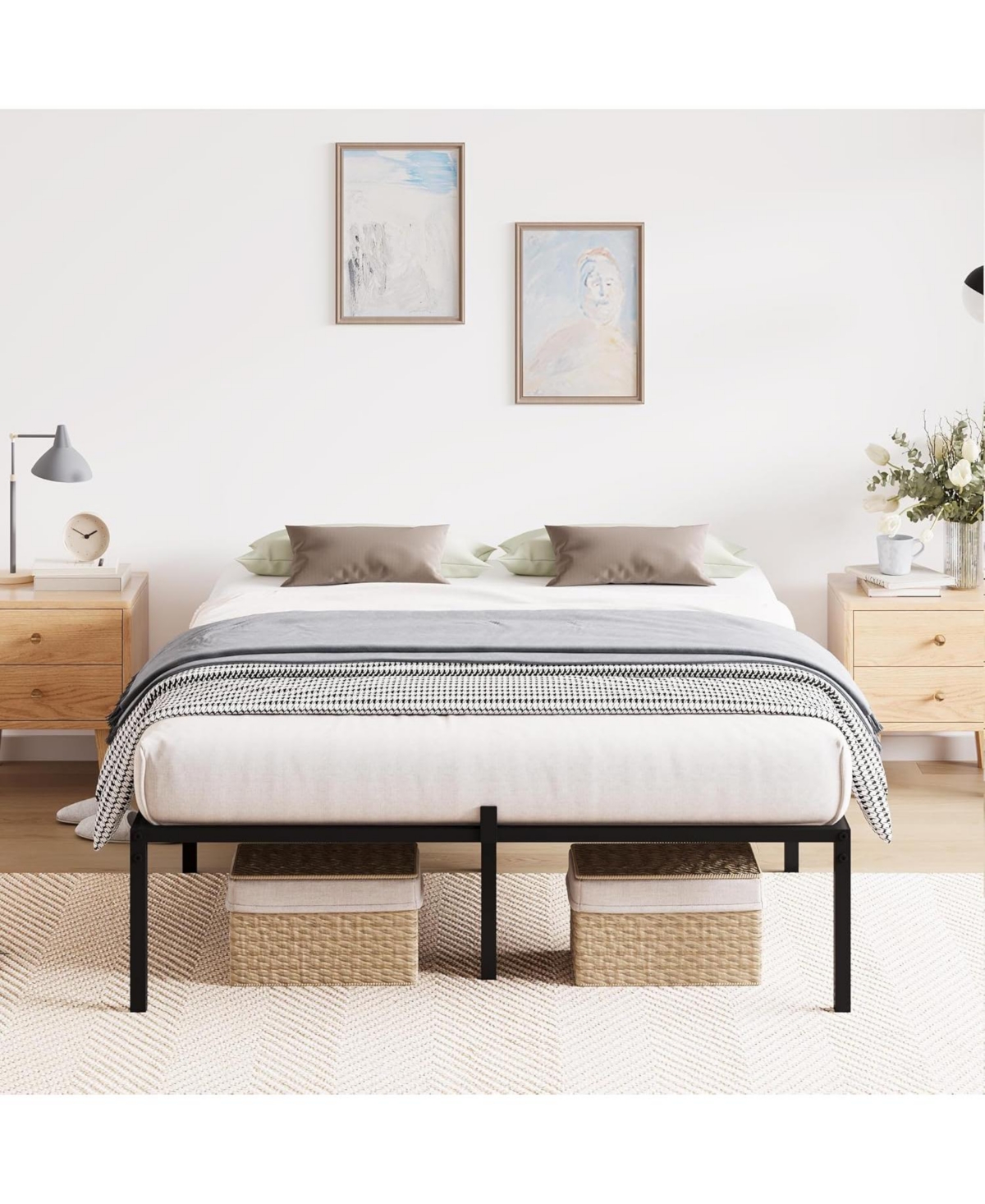 Click here for gaomon 14" Full Size Heavy Duty Platform Bed... prices