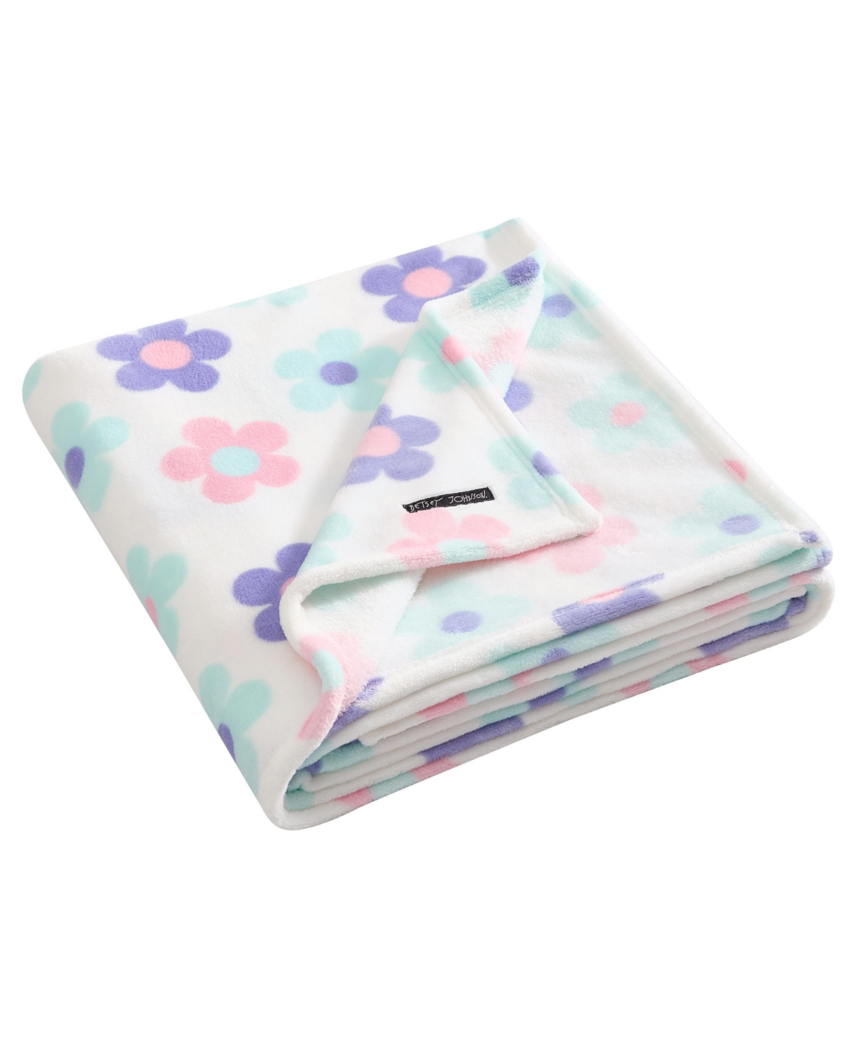 Click here for Betsey Johnson Retro Daisy Toss Printed Plush Thro... prices