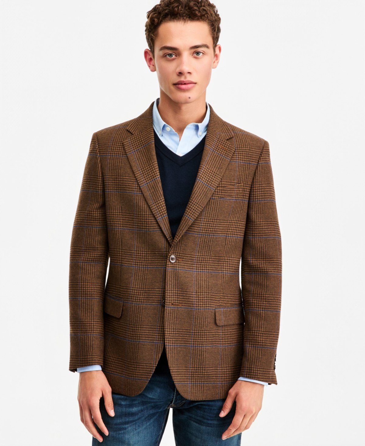 Click here for Nautica Mens Modern-Fit Tweed Patterned Sport Coat... prices