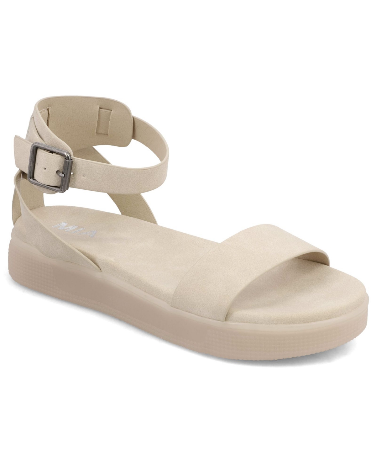 Click here for Mia Womens Ellen Ankle-Strap Flatform Casual Sanda... prices