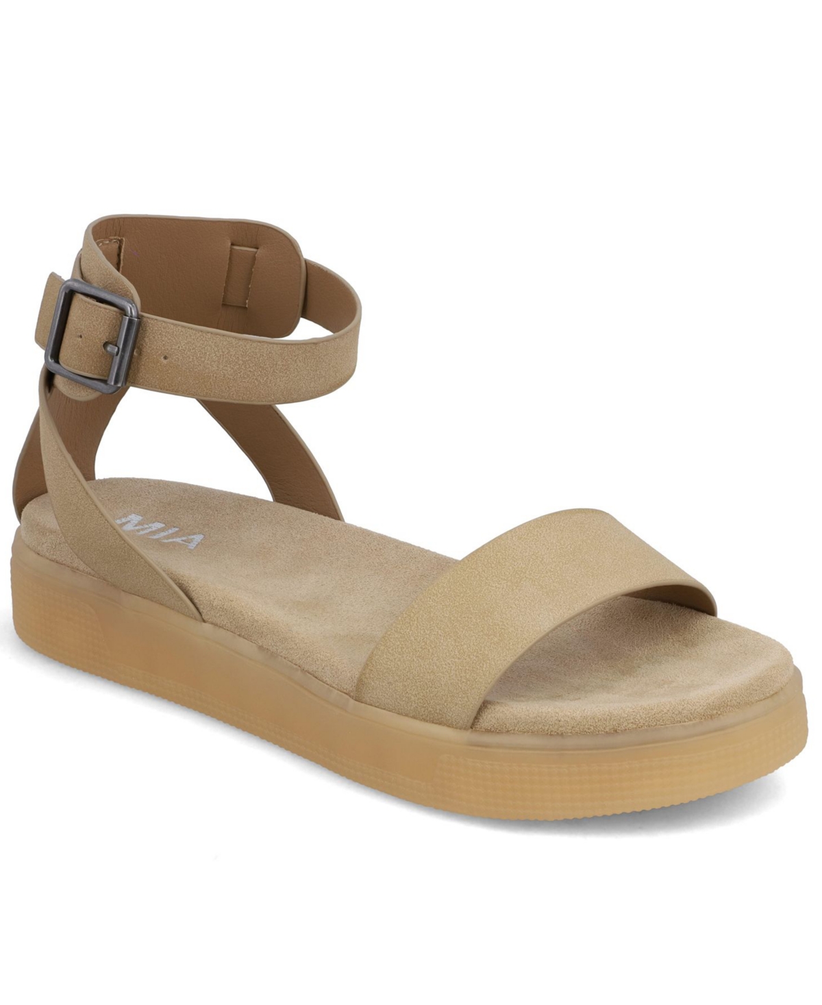 Click here for Mia Womens Ellen Ankle-Strap Flatform Casual Sanda... prices