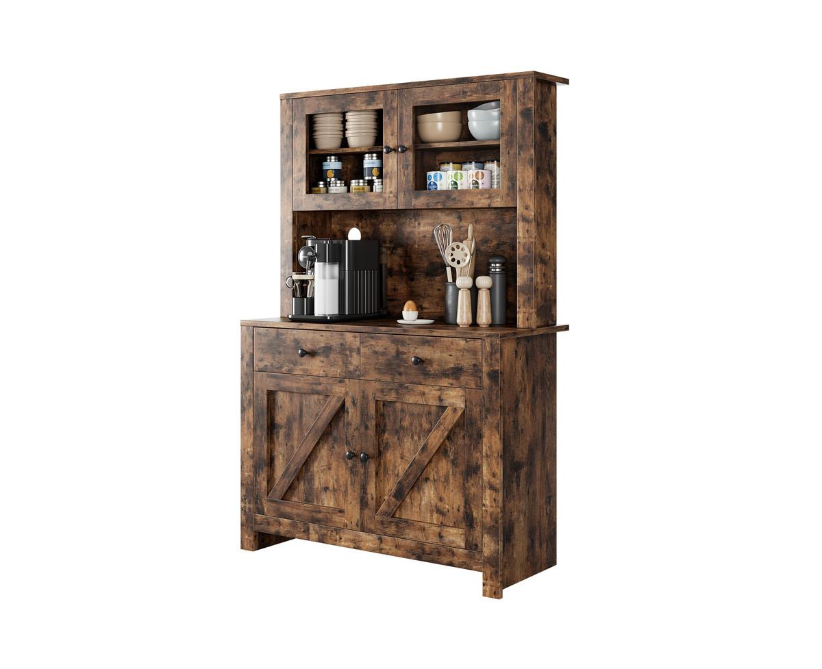 Click here for gaomon Kitchen Pantry Cabinet with Microwave Stand... prices