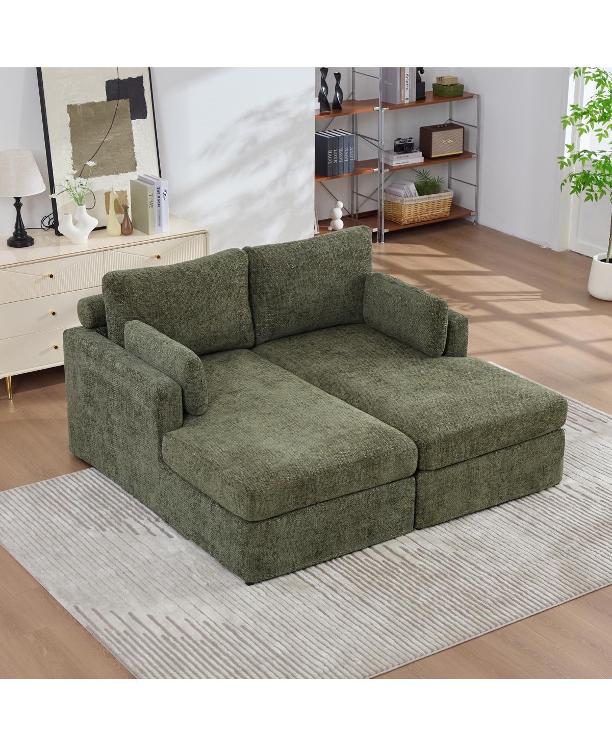 Click here for Streamdale Furniture Streamdale Green 63.39"... prices